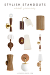 Stylish Standouts | Wood Sconces — LIVEN DESIGN