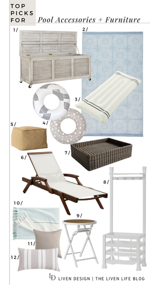 Best of Stylish Pool Accessories — LIVEN DESIGN