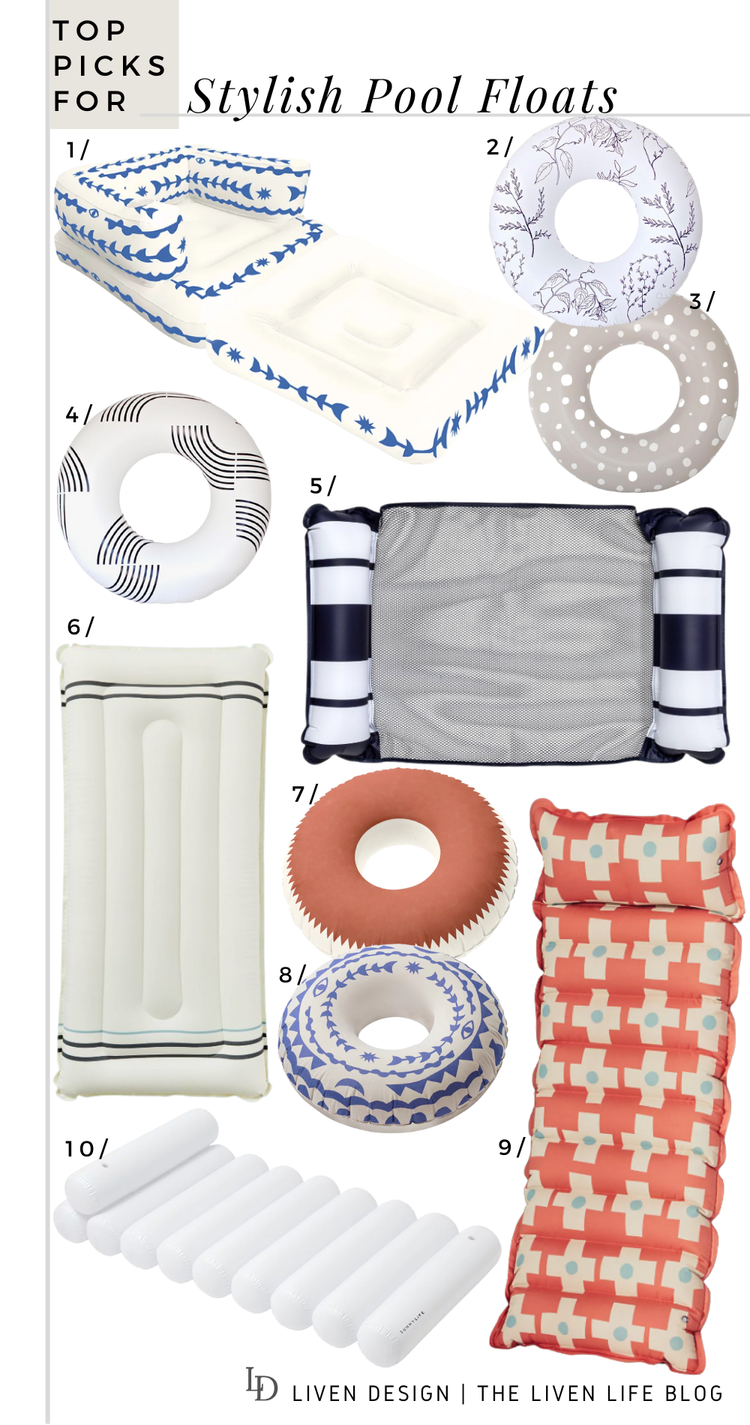 Top Picks for Stylish Pool Floats — LIVEN DESIGN