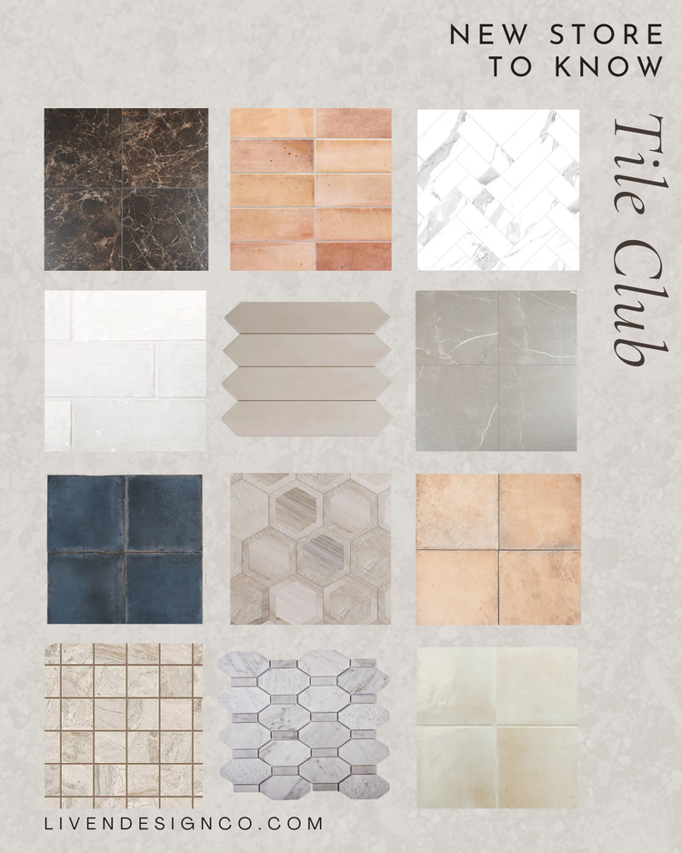 New Retailer To Know | Tile Club — LIVEN DESIGN