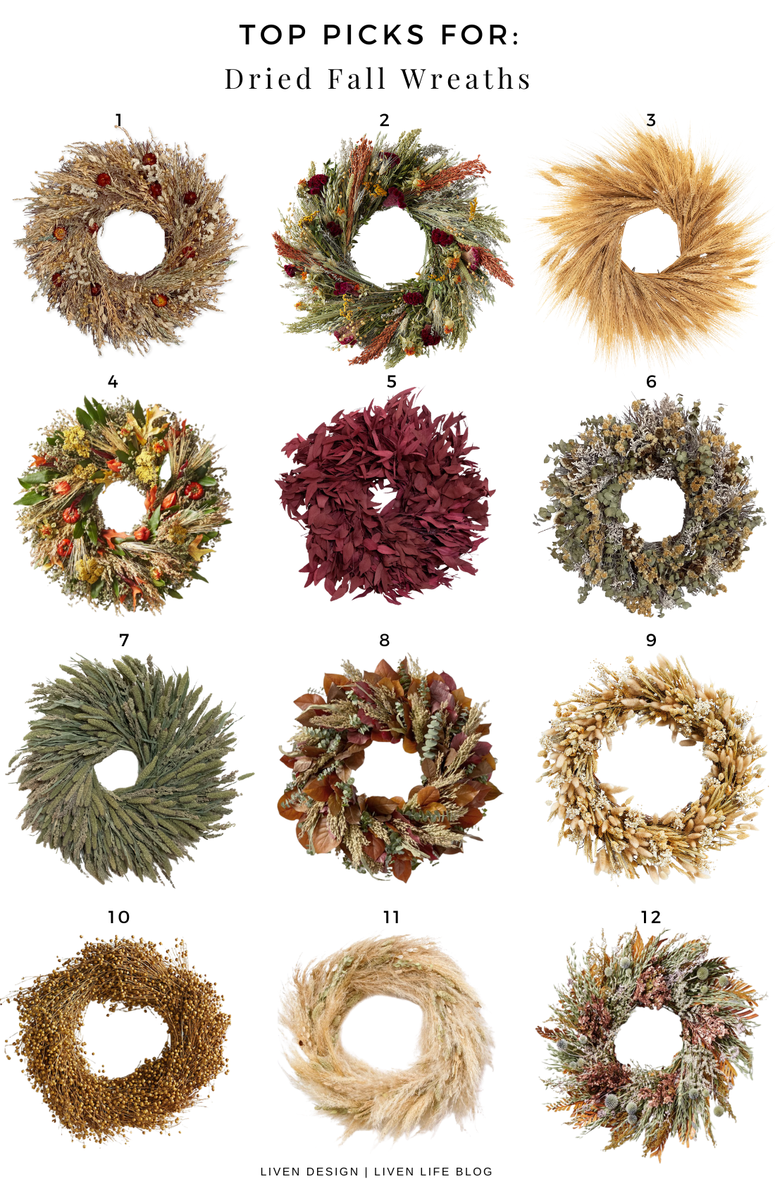 22 Best Fall Wreaths To Liven Up The Front Porch — LIVEN DESIGN