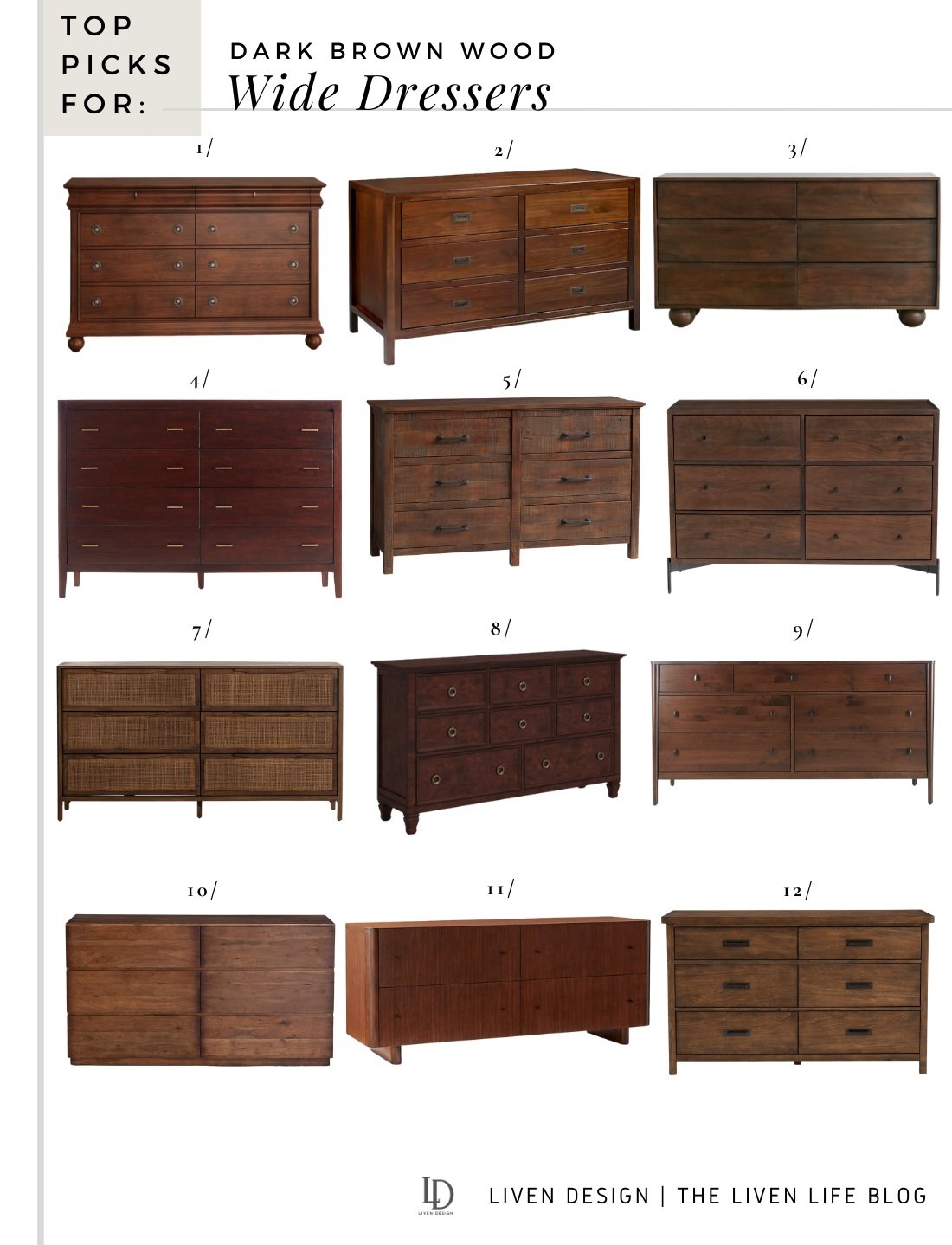 Top Picks For Wide Dressers — LIVEN DESIGN