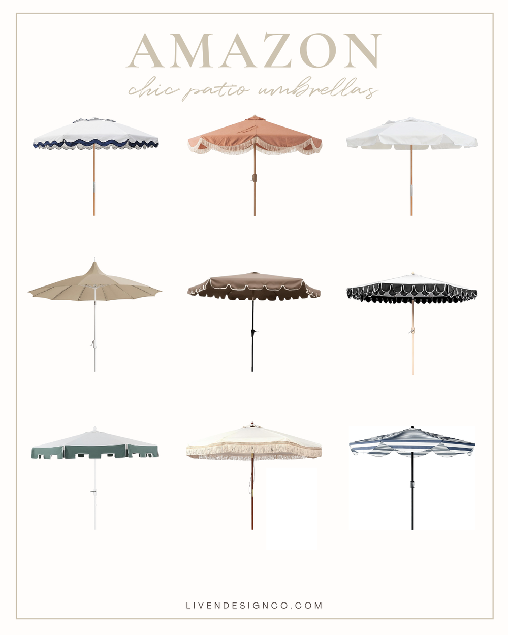 Amazon Finds: Chic Patio Umbrellas — LIVEN DESIGN
