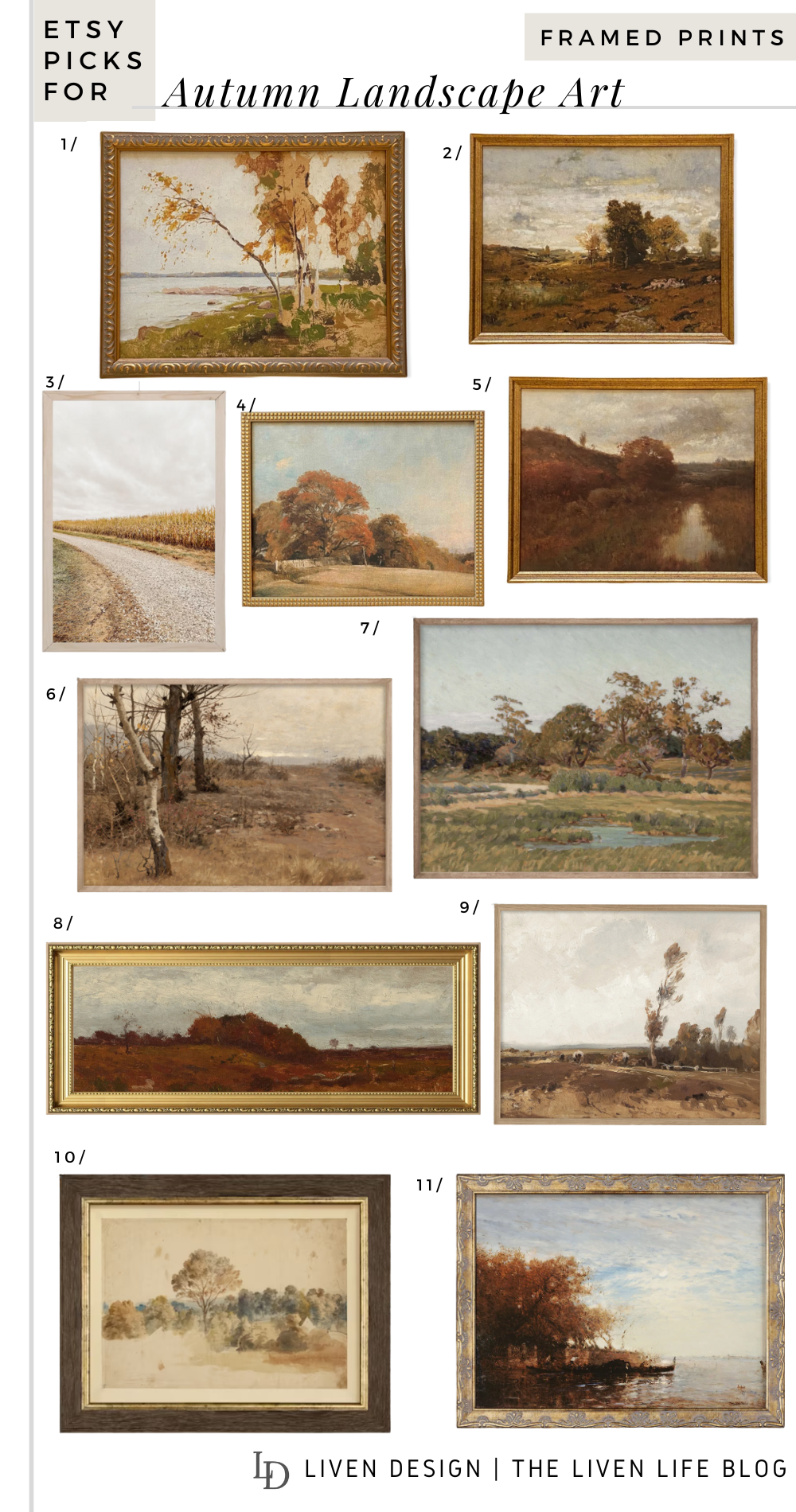 Etsy Finds: Autumn Landscape Art — LIVEN DESIGN