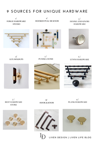 9 Sources for Unique Hardware to Update Your Furniture — LIVEN DESIGN