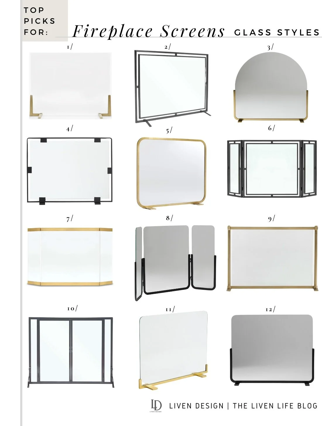 Stylish Fireplace Screens for Every Style — LIVEN DESIGN