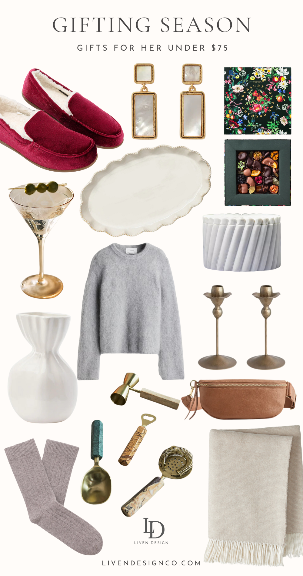 Gifting Season 2024 | Gifts For Her Under $75 — LIVEN DESIGN