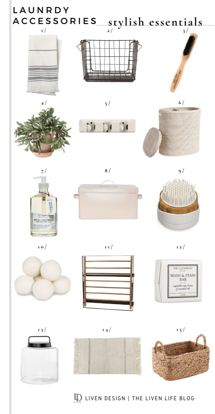 Stylish Laundry Room Essentials — LIVEN DESIGN