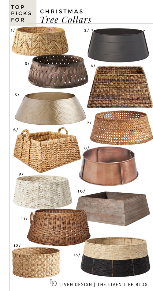 Top Picks for Christmas Tree Collars & Skirts — LIVEN DESIGN