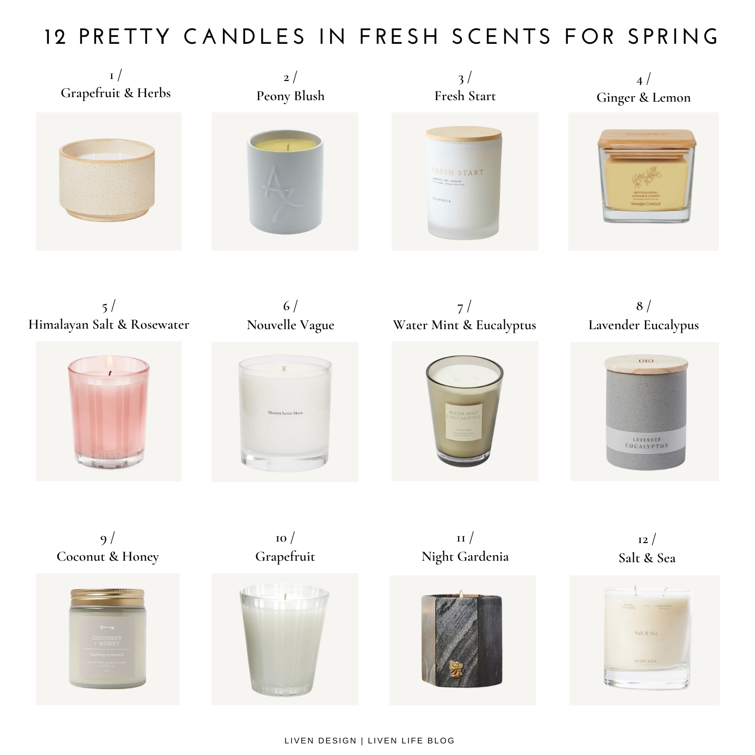 12 Pretty Candles in Fresh Scents for Spring — LIVEN DESIGN