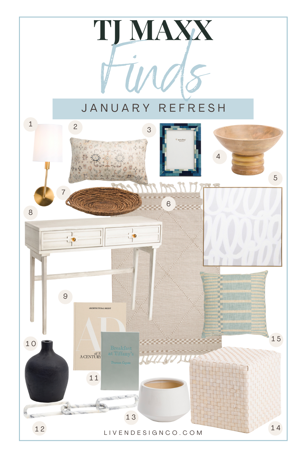 Winter Refresh | Home Decor Faves from TJ Maxx — LIVEN DESIGN