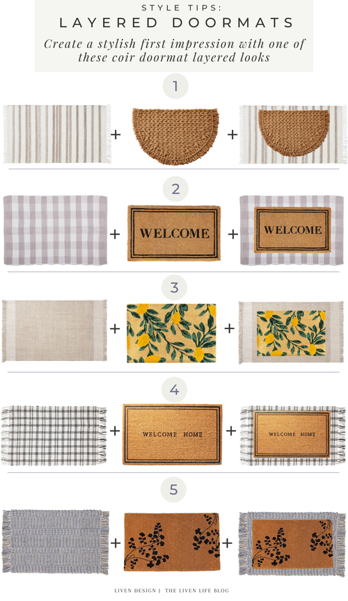 Layered Doormat Looks Perfect for Spring — LIVEN DESIGN
