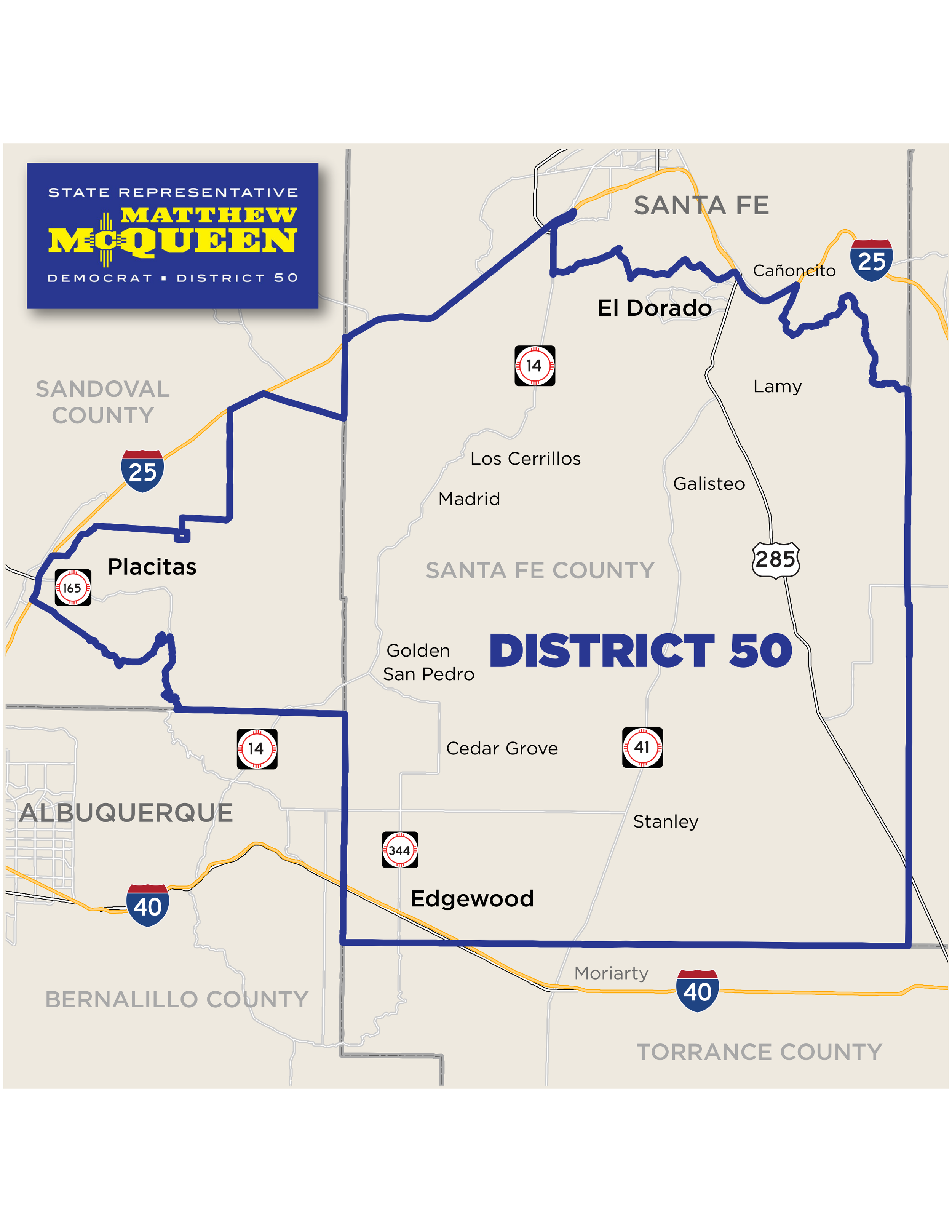 About House District 50 — Re-Elect Matthew McQueen