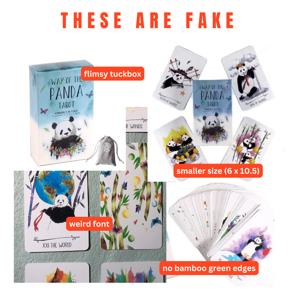 Real vs Counterfeit? Way of the Panda Tarot — Fables Den