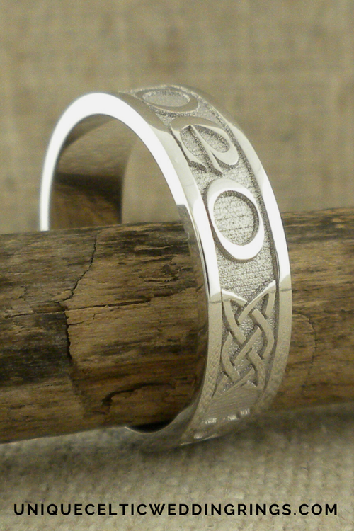 Ladies Gra Go Deo Wedding Ring — Unique Celtic Wedding Rings
