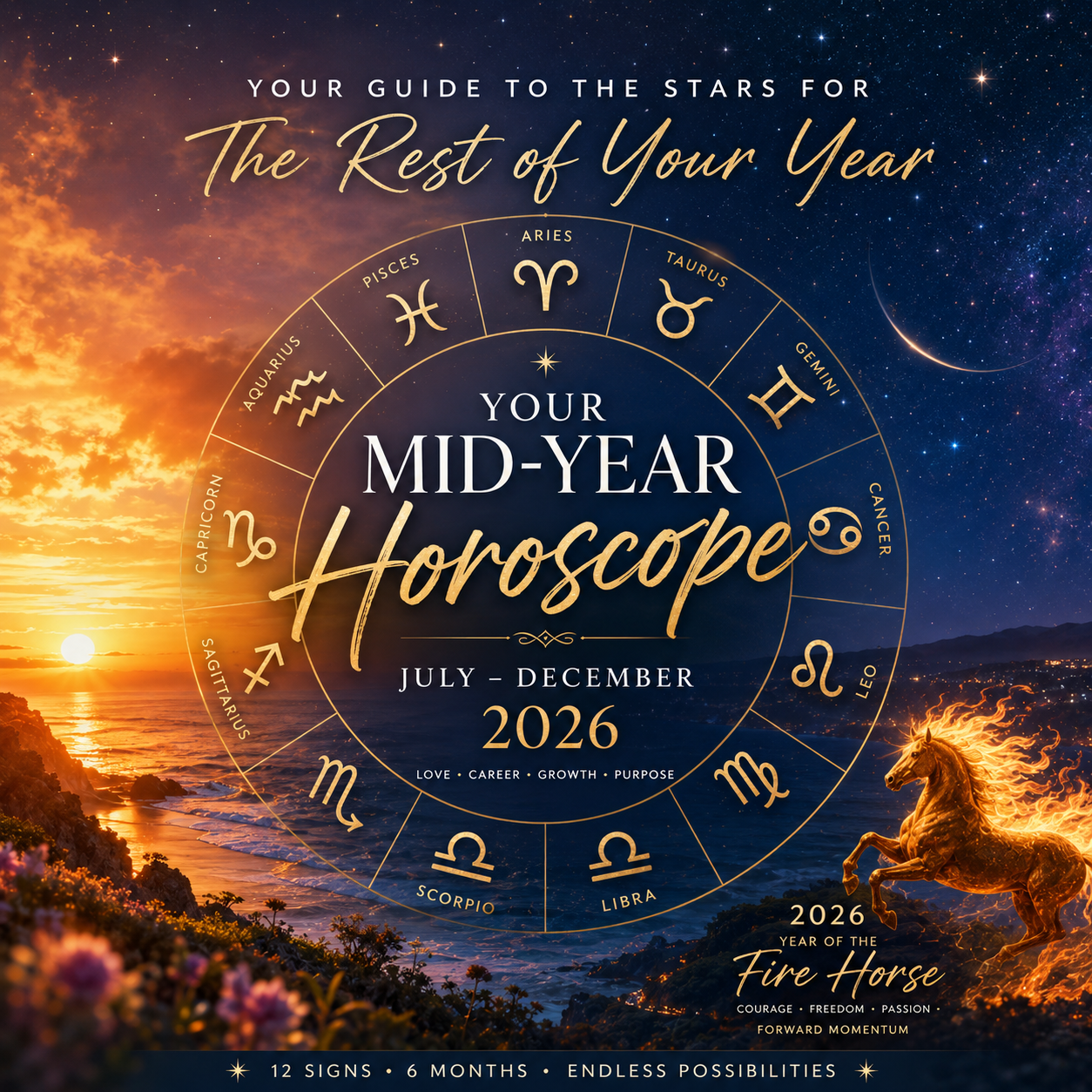 Mid-Year Horoscope 2026: July–December Predictions for Every Zodiac ...