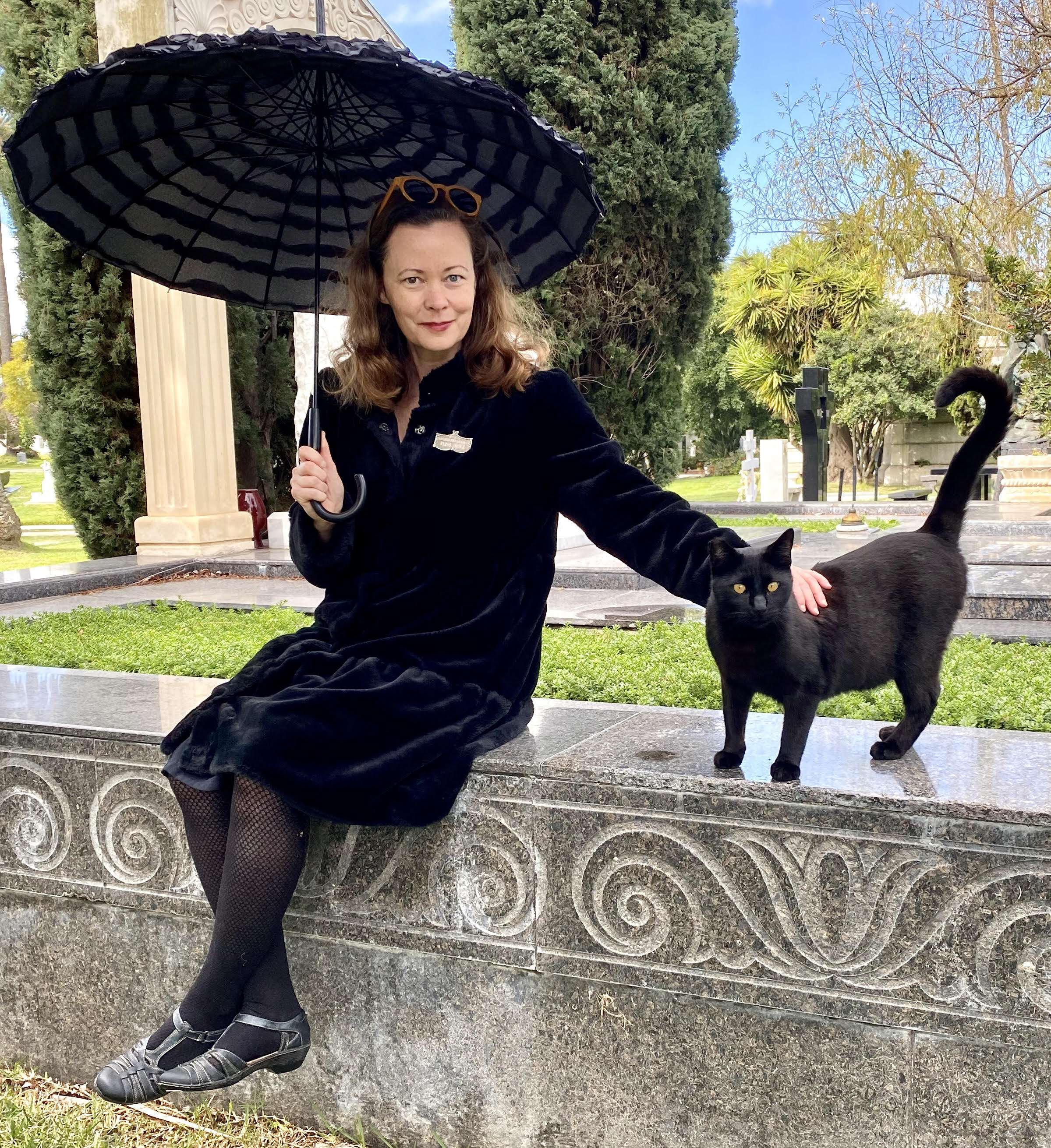 It's Close Up, the Celebrity Cemetery Cat By Karie Bible — Palos Verdes ...