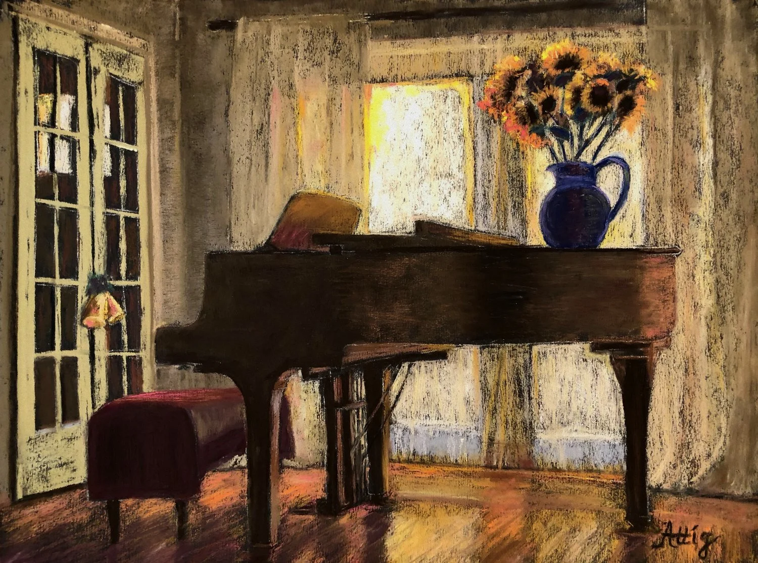 The Beautiful Art Journey of Lynn Attig: Painting Pastelscapes — Palos ...