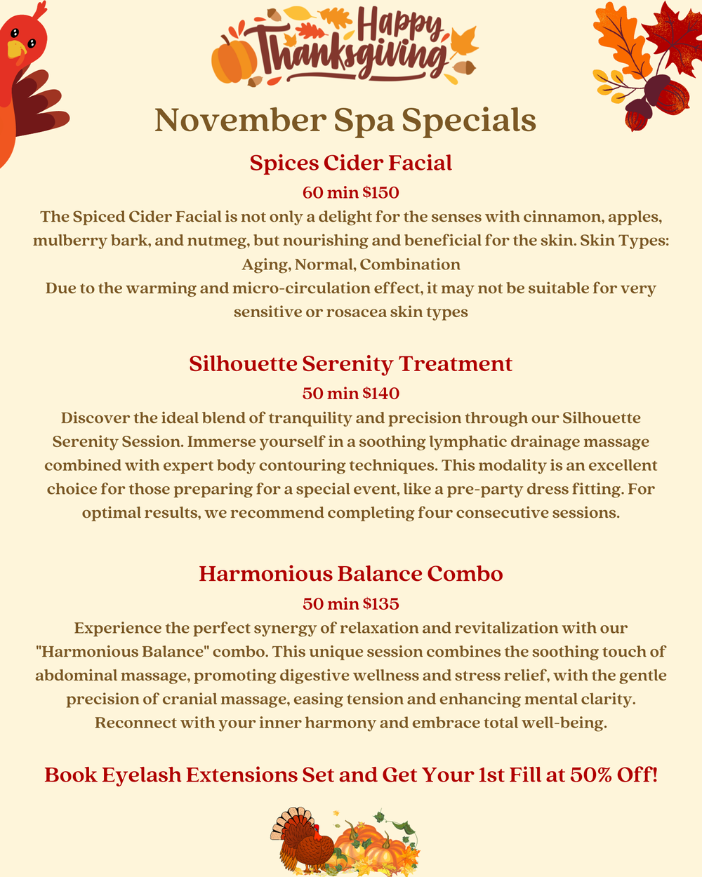 Specials — Freehold Body Care Spa