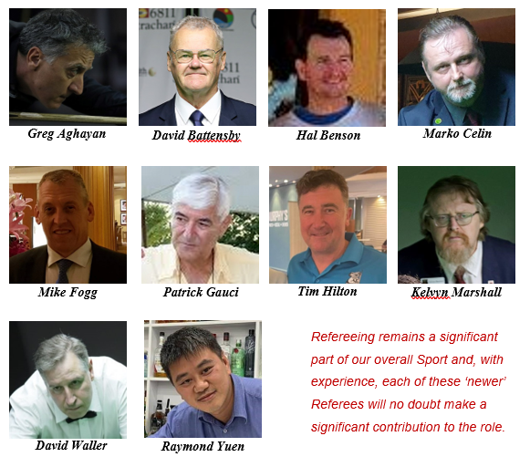 NSW Referees Update — Snooker and Billiards NSW
