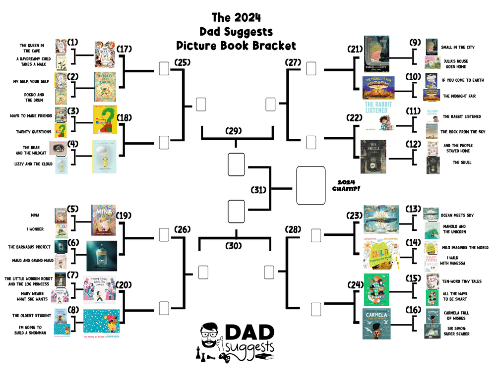 The 2024 Dad Suggests Picture Book Bracket | Dad Suggests