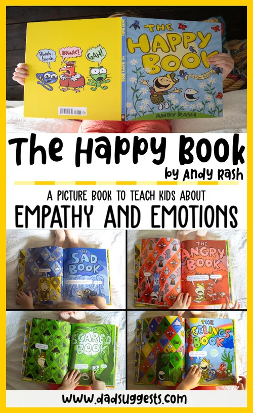 How to Teach Empathy to Kids: The Happy Book by Andy Rash | Dad Suggests