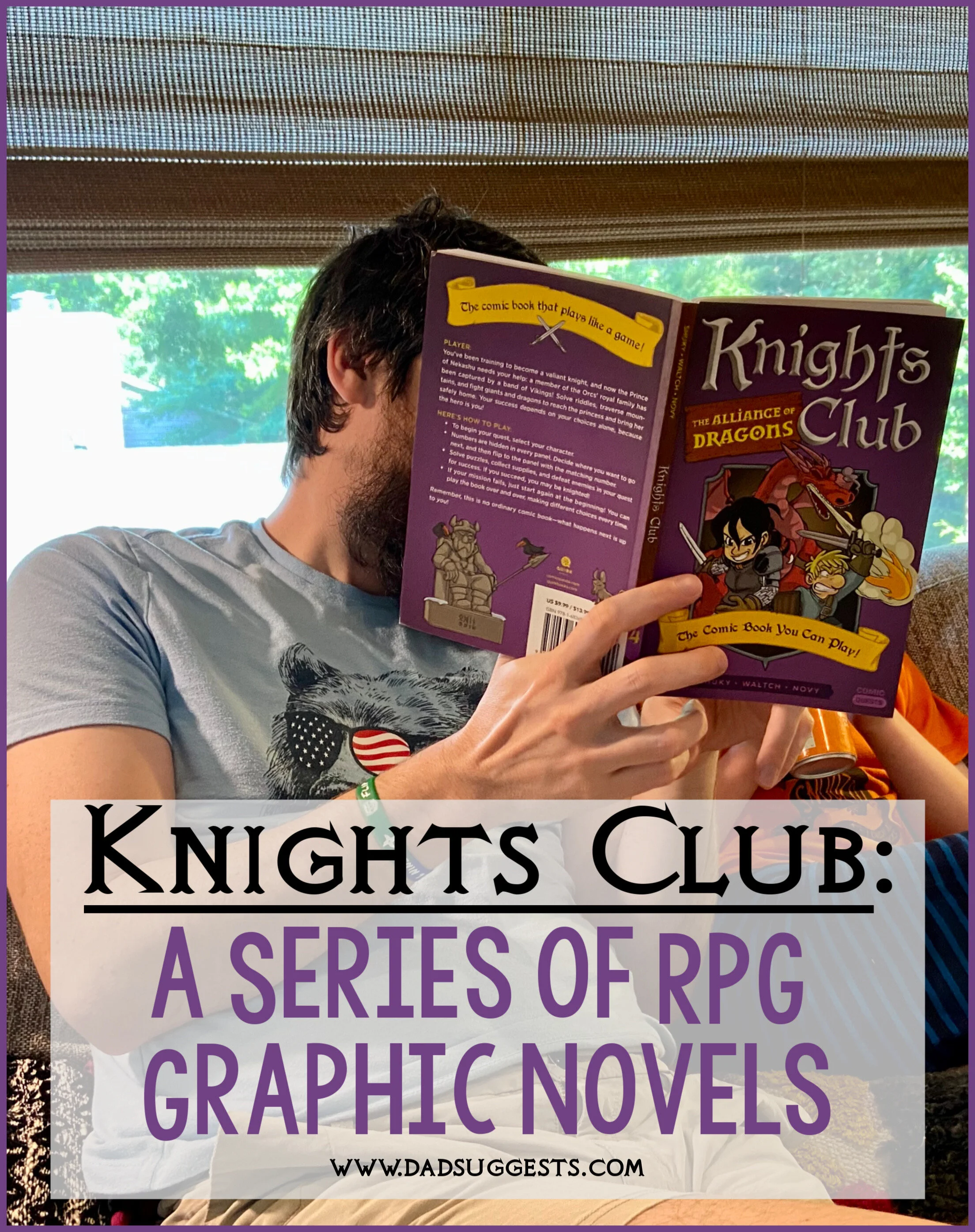 Knights Club: Interactive RPG Graphic Novels for the Family | Dad Suggests