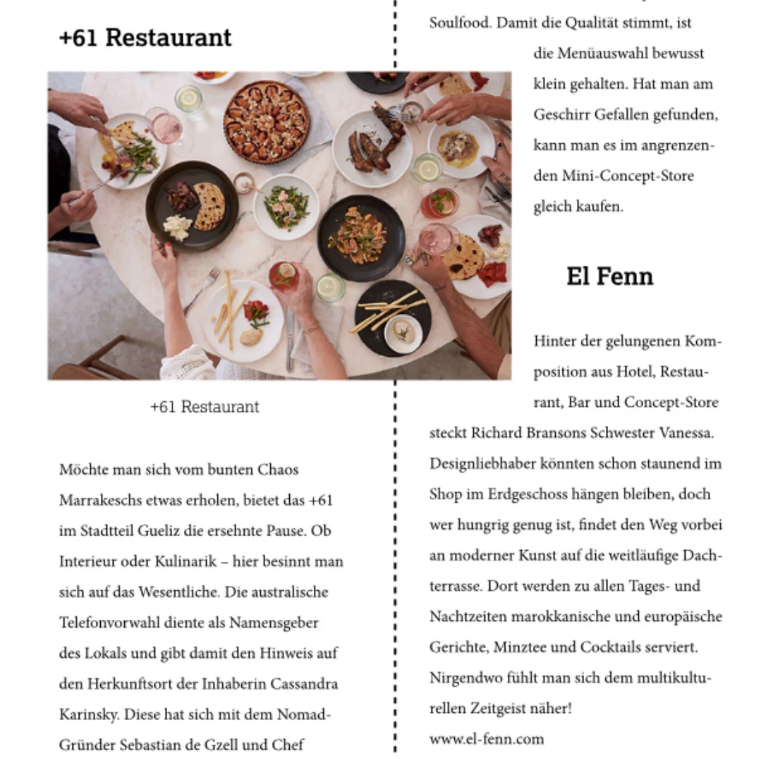 Press — Plus61 Marrakech