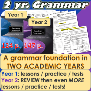 Richbaub's Middle School Grammar Curriculum