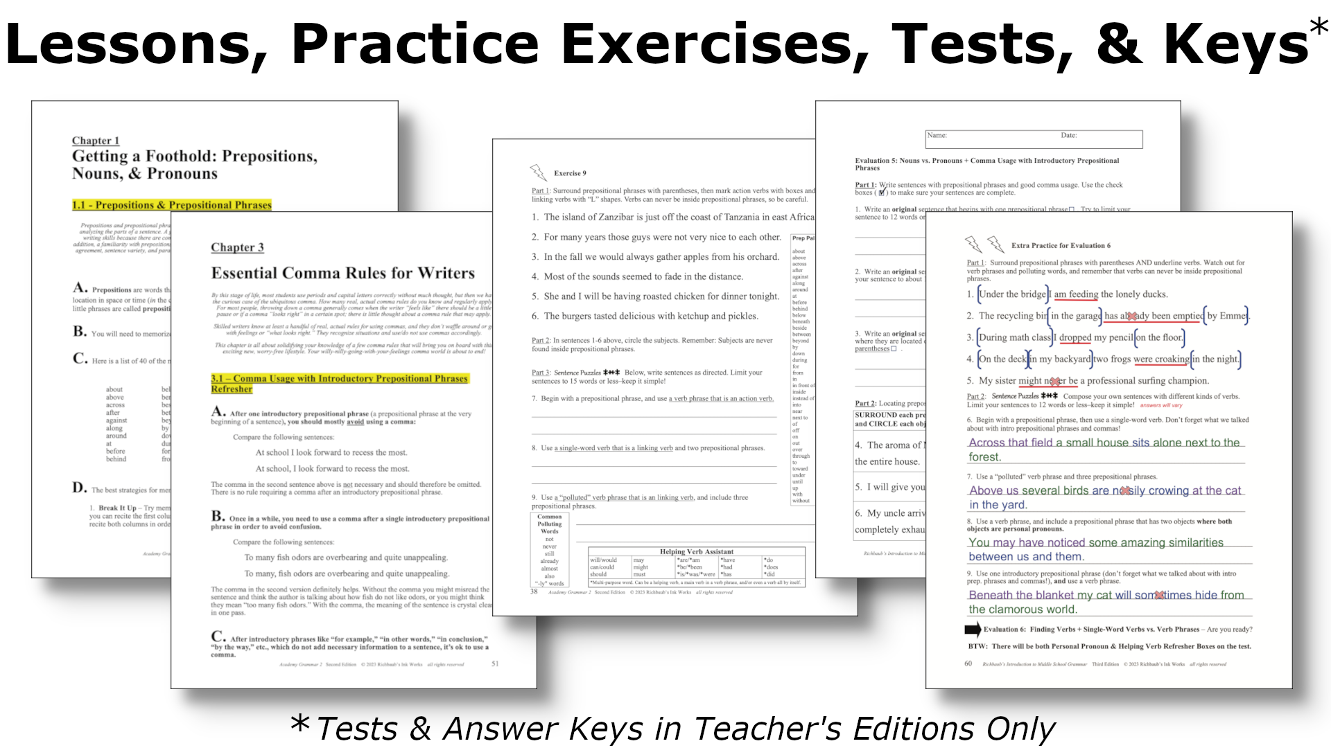 Simplify Planning with Richbaub’s Grammar Curriculum Books