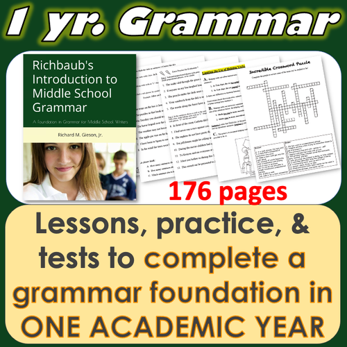 Richbaub's Middle School Grammar Curriculum
