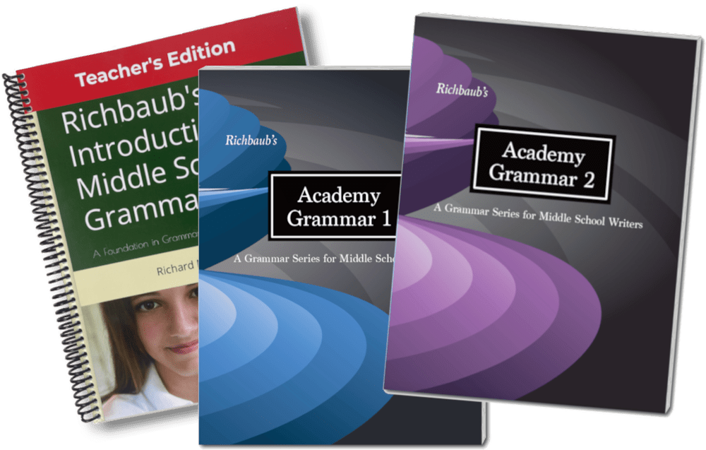 Richbaub's Hard Copy Grammar Curriculum Books for Middle School ...