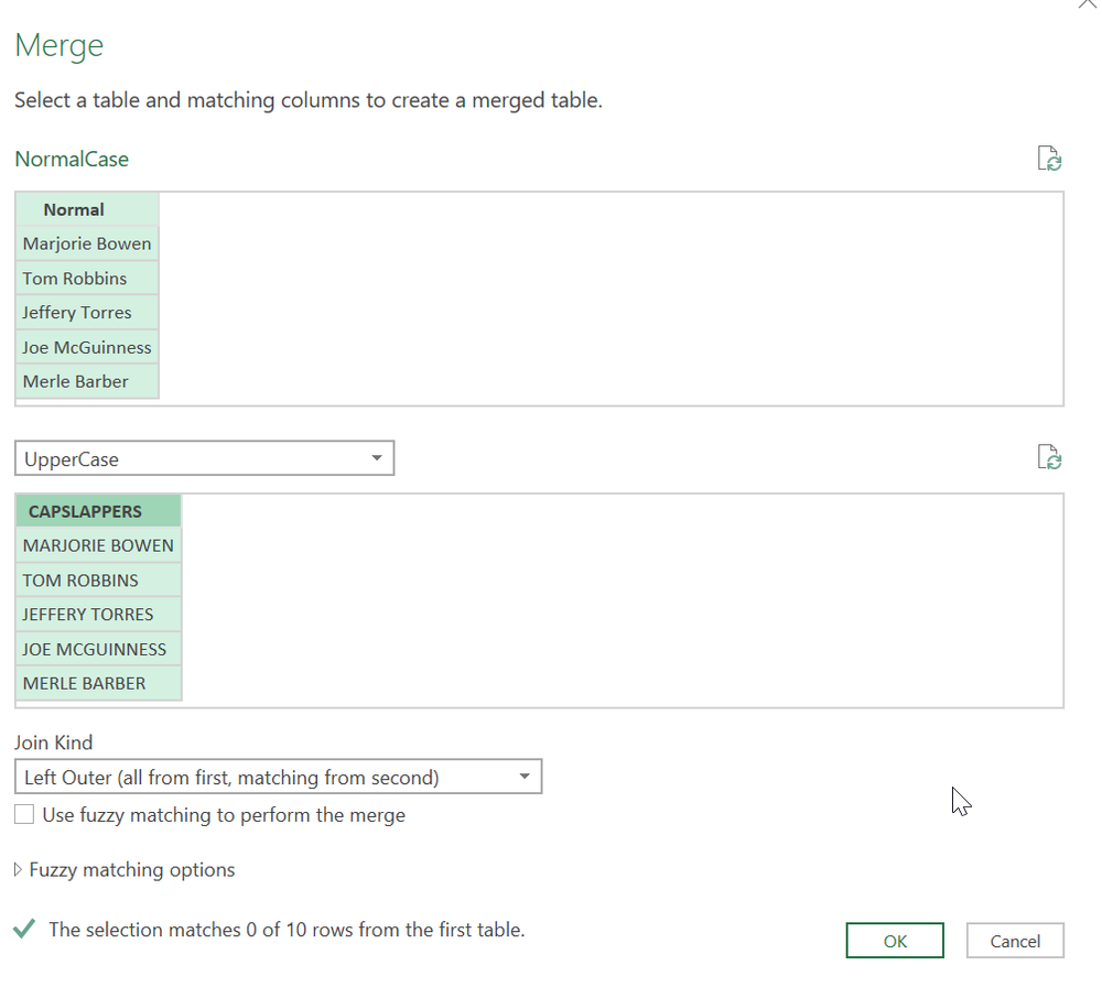 Case Insensitive Merges In Power Query — ehansalytics