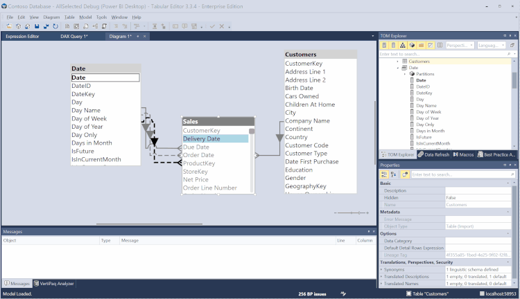Working With Multiple Windows in Tabular Editor 3 — ehansalytics