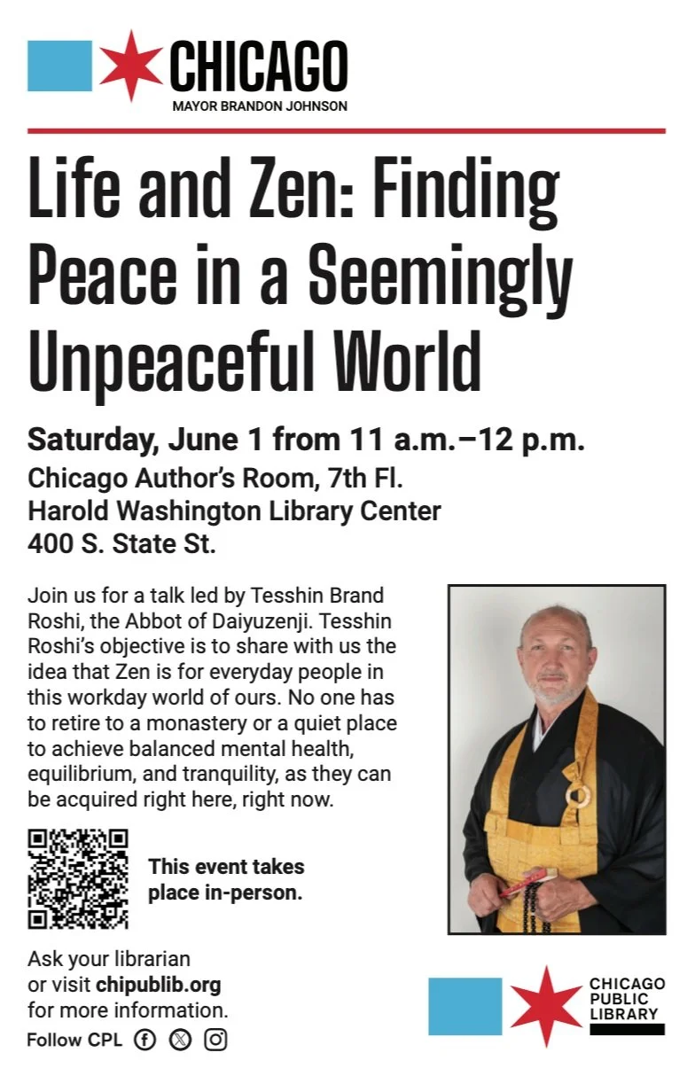 Upcoming Events — Daiyuzenji Rinzai Zen Temple