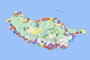 The complete guide to Madeira Island - Tourist map of Madeira with over ...