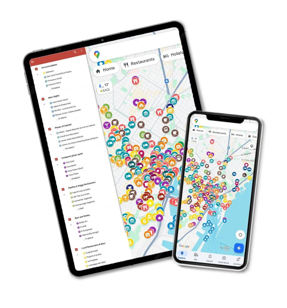Barcelona Tourist Map - Interactive map — Tomas Havel | Travel ...