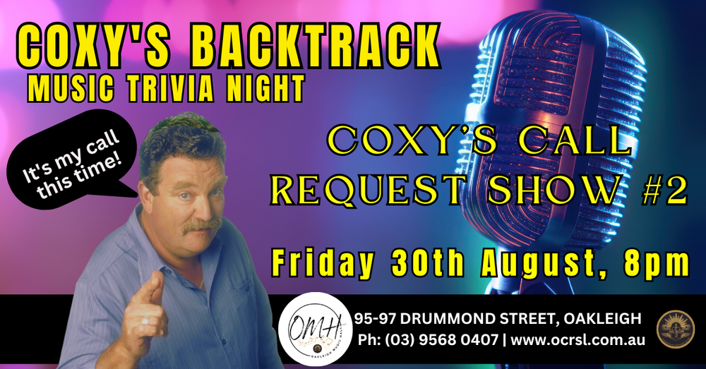 MUSIC - Oakleigh Carnegie RSL — Oakleigh/Carnegie RSL Club