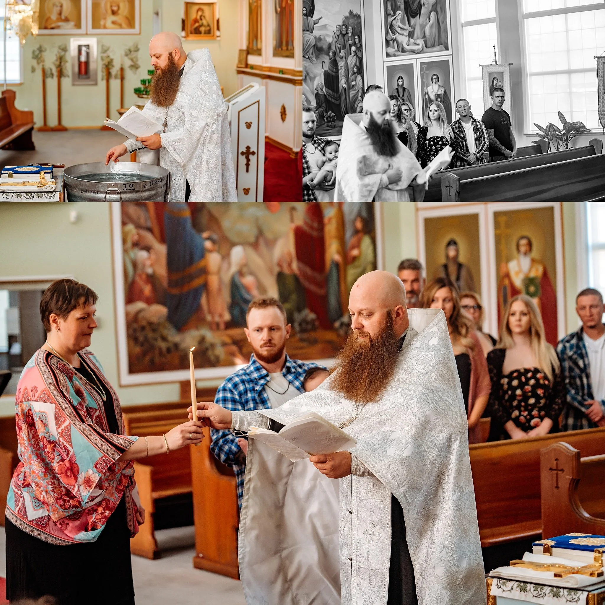 Baptism Ceremony at Ukrainian Orthodox Church Of All Saints in Kamloops ...