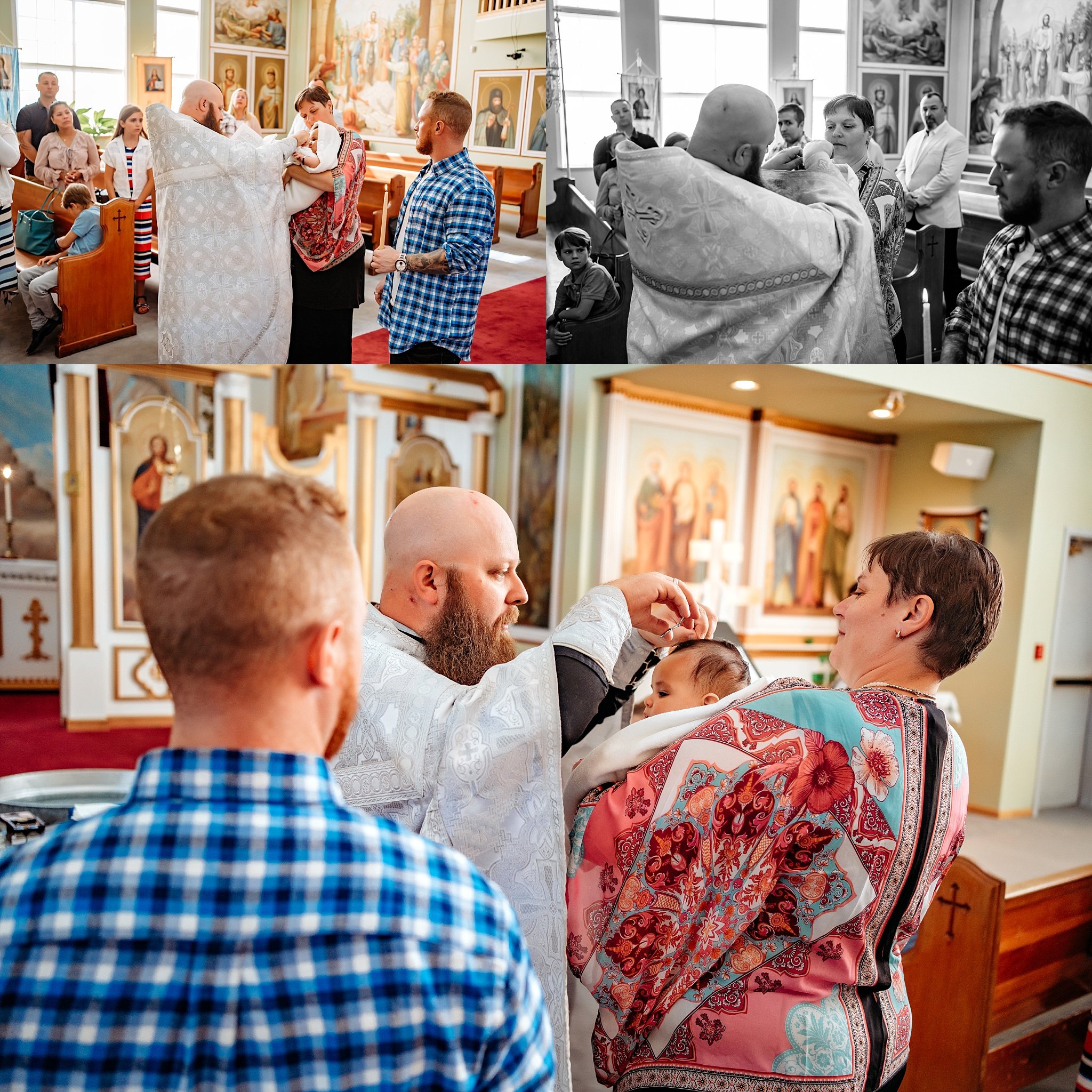 Baptism Ceremony at Ukrainian Orthodox Church Of All Saints in Kamloops ...