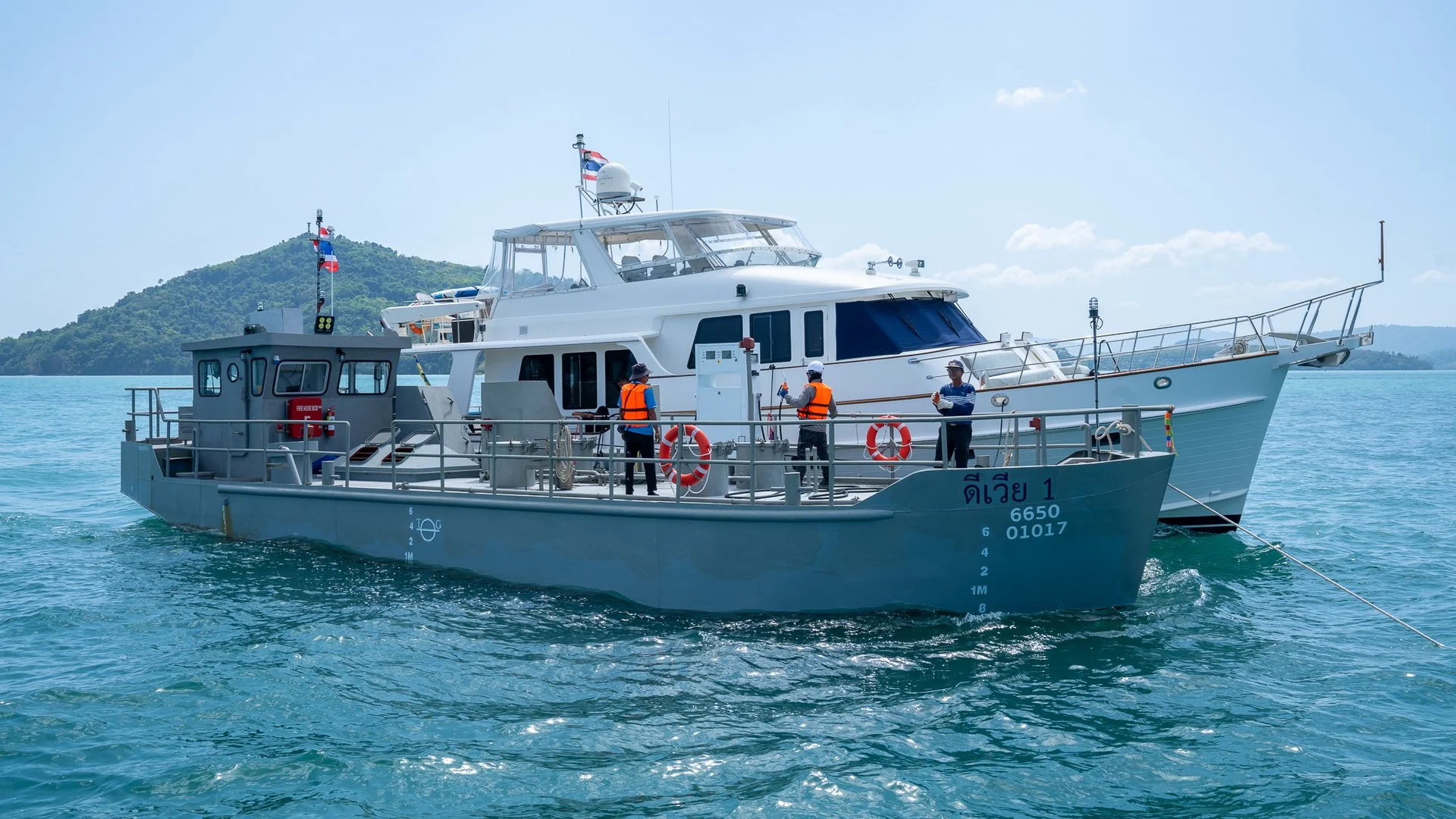 Royal Phuket Marina Refueling Barge Divia I — Thai Yachting Business ...
