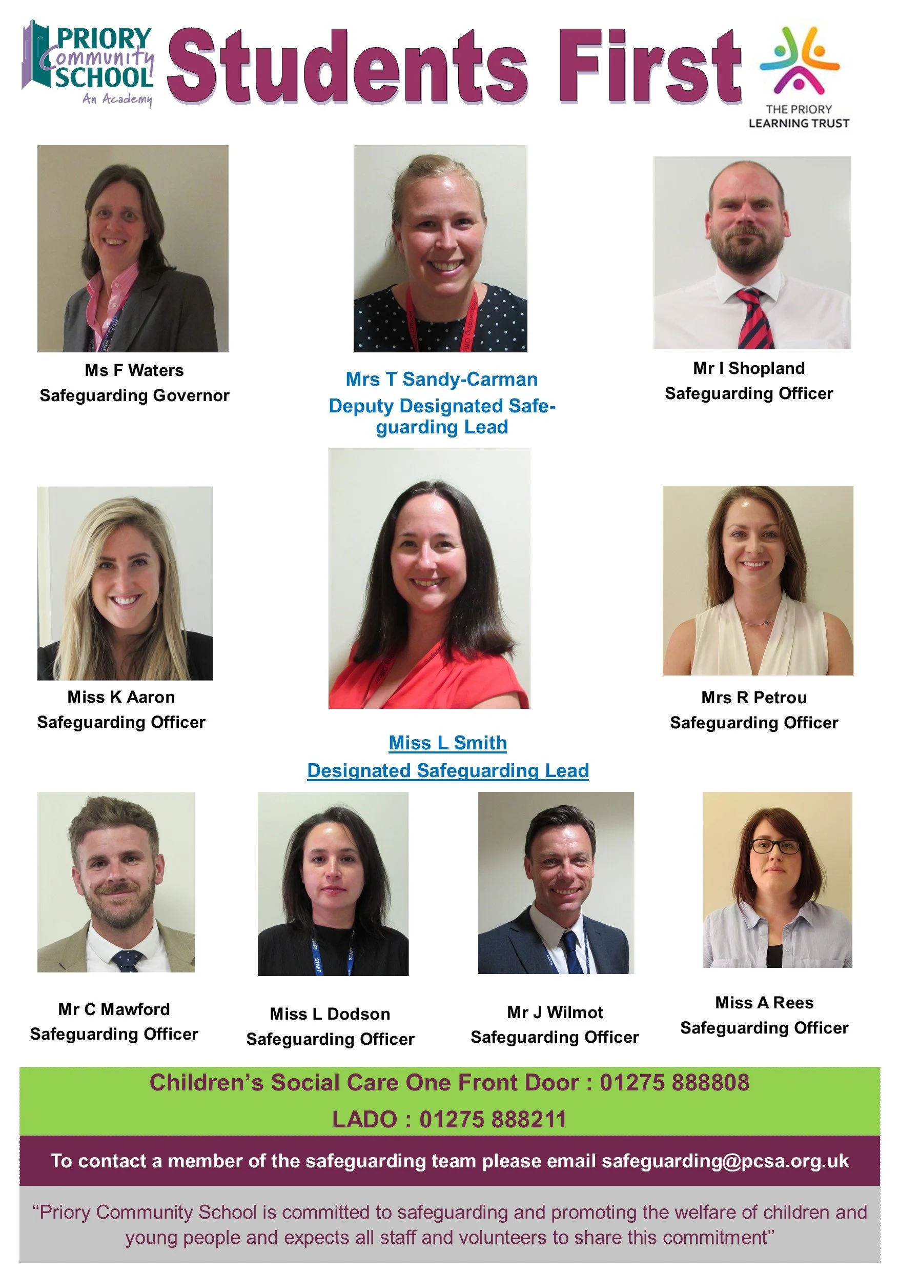 Safeguarding — PCSA