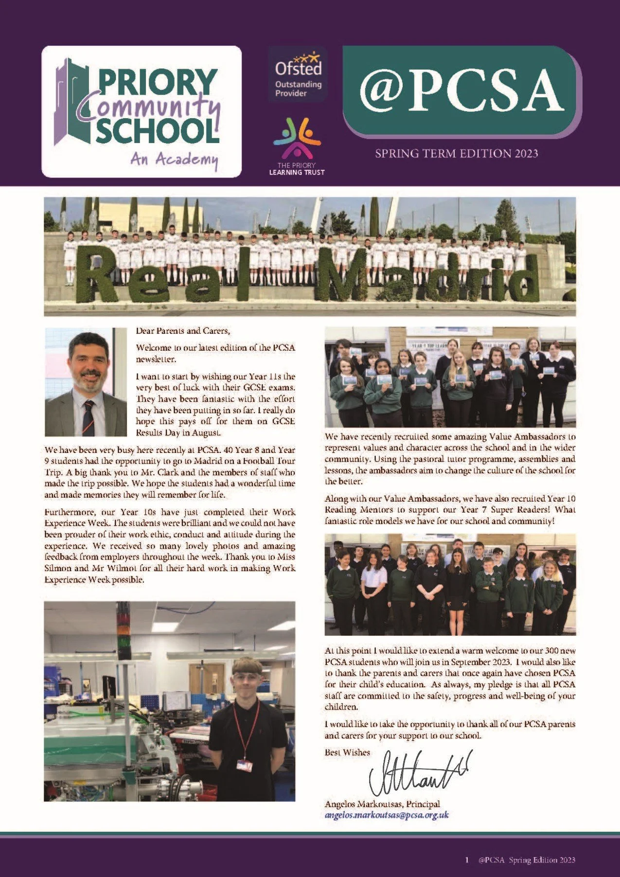 Newsletters & Weekly Bulletin — PCSA