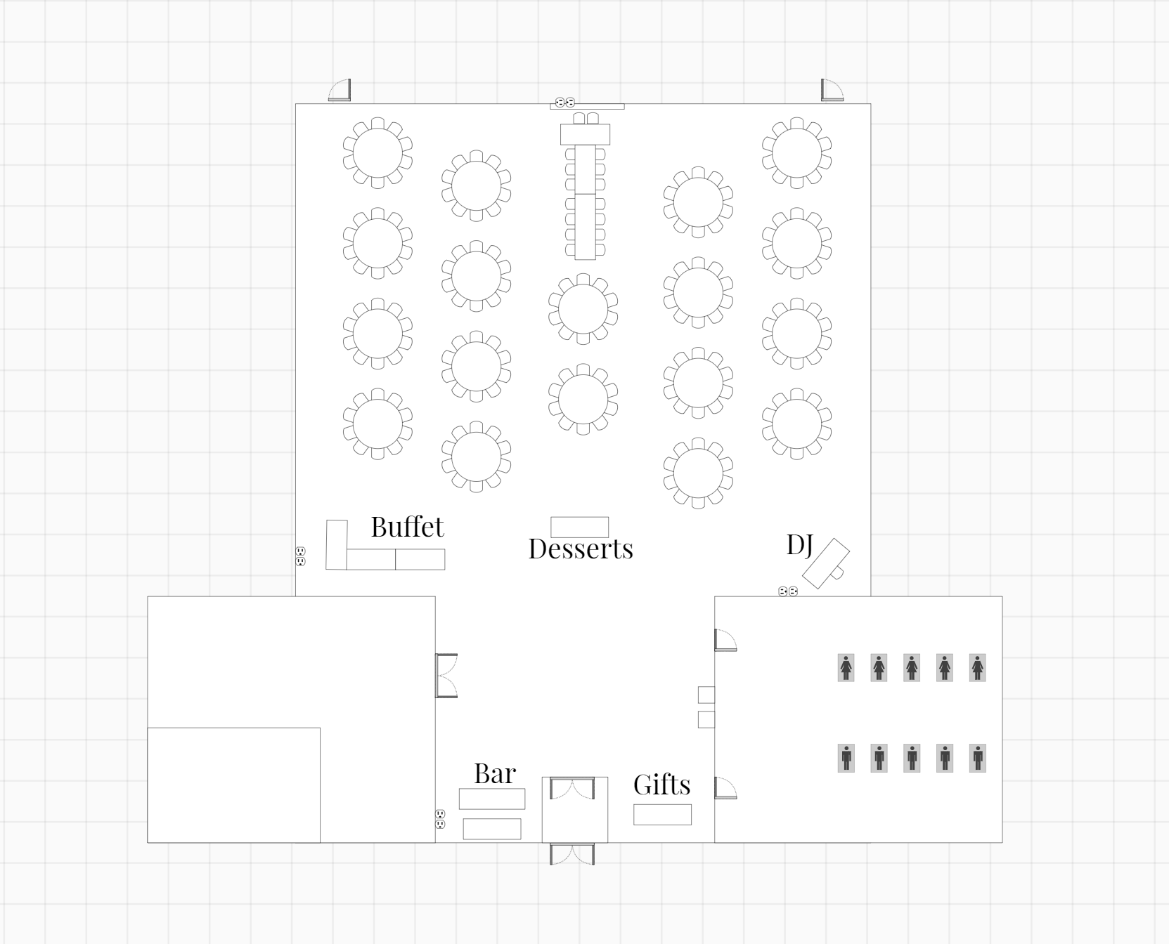 Sample Layout and Property Map — Abella Weddings & Events