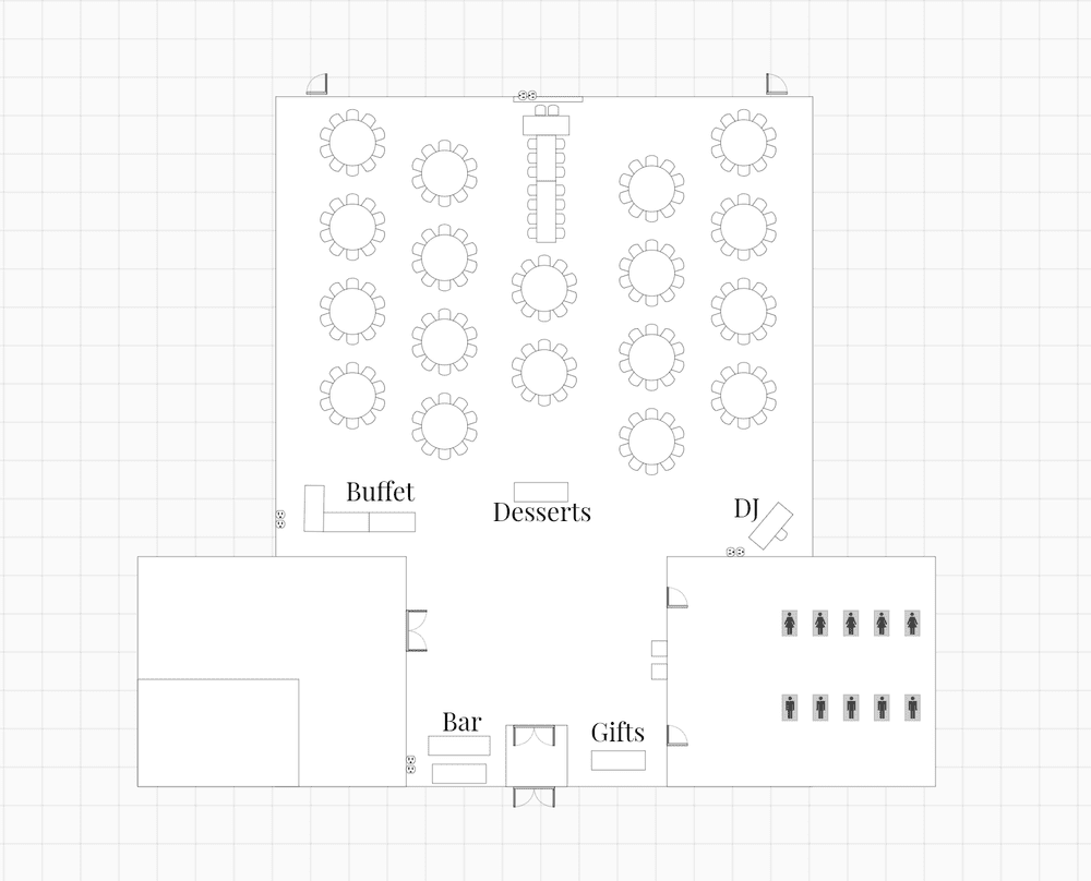 Sample Layout and Property Map — Abella Weddings & Events