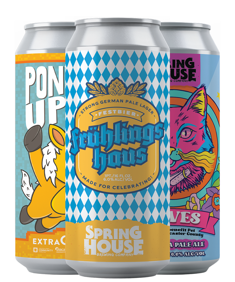 Our Beer — Spring House Brewing Co.