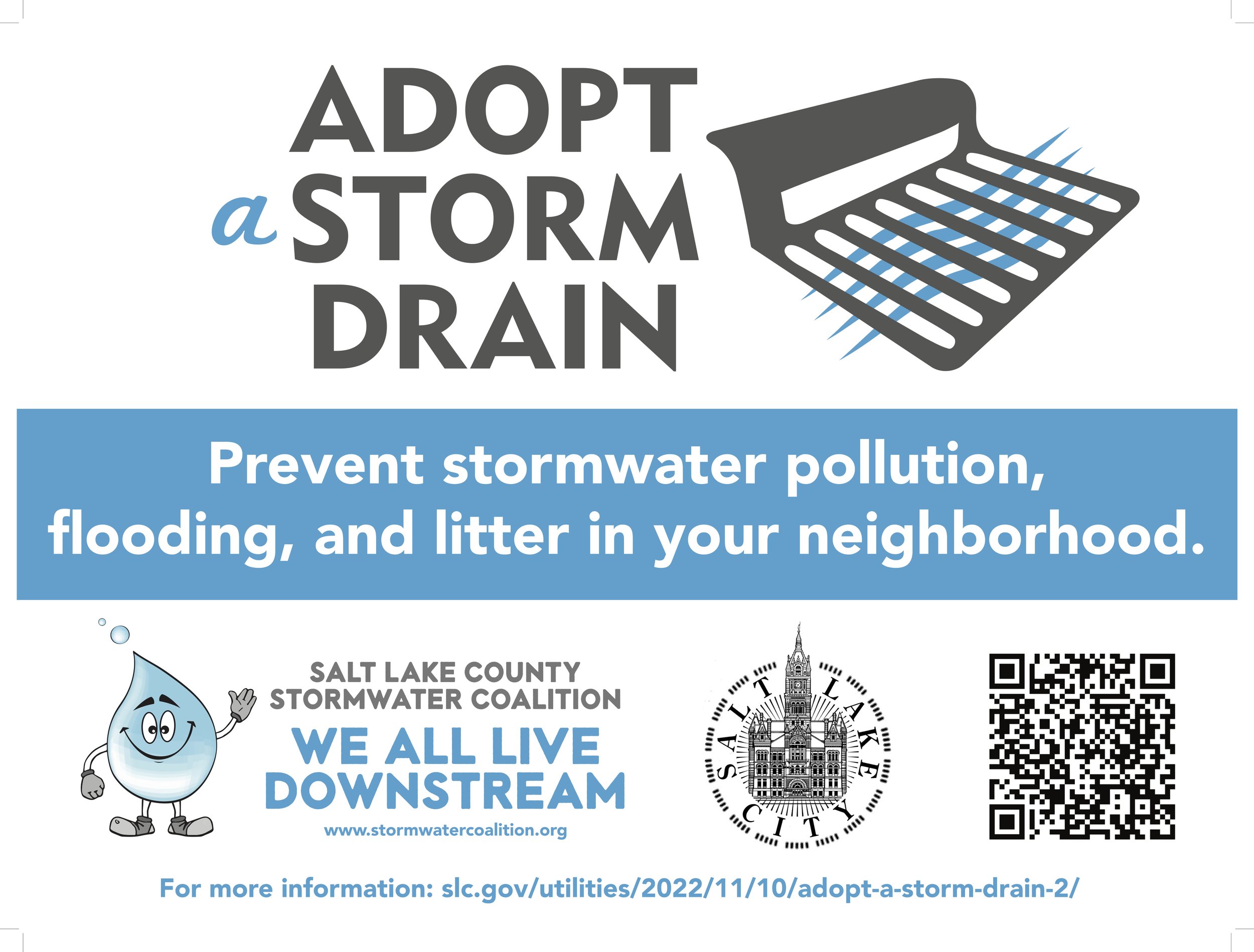 SLCo Stormwater Coalition Adopt A Storm Drain Program — Salt Lake ...