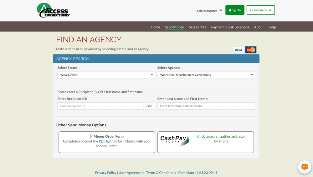 Access Corrections Guide: How to Send Money to Someone in WI Prison ...