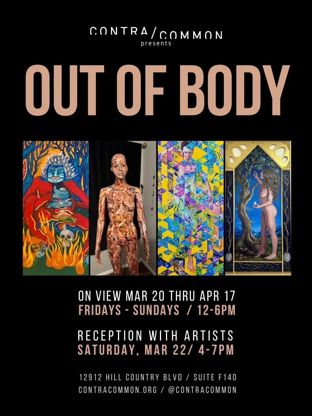 Out of Body: Open Gallery Hours — Contracommon