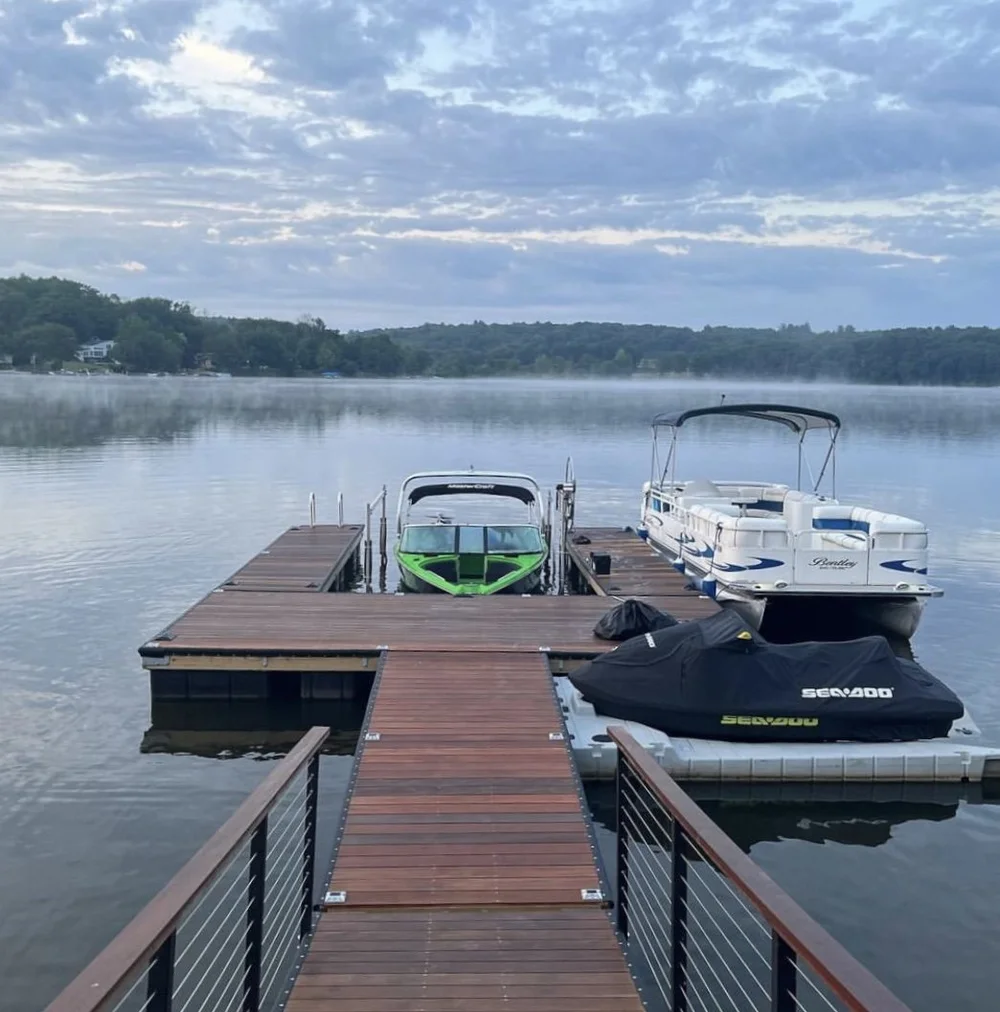 Custom Docks — Waters Edge Land & Marine WEDocks